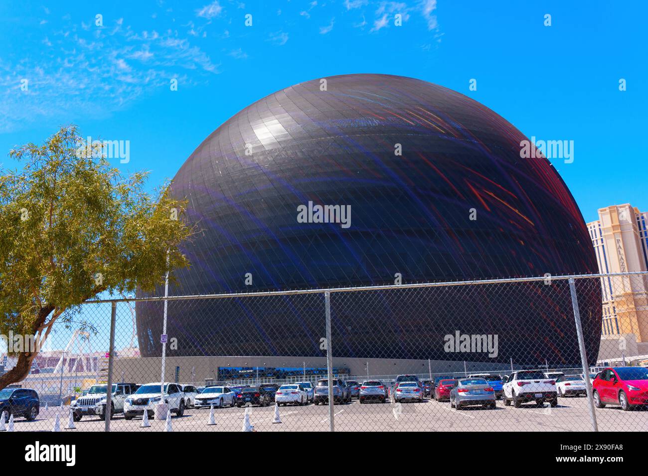 Las Vegas, Nevada - April 14, 2024: View of the Sphere Arena seen ...