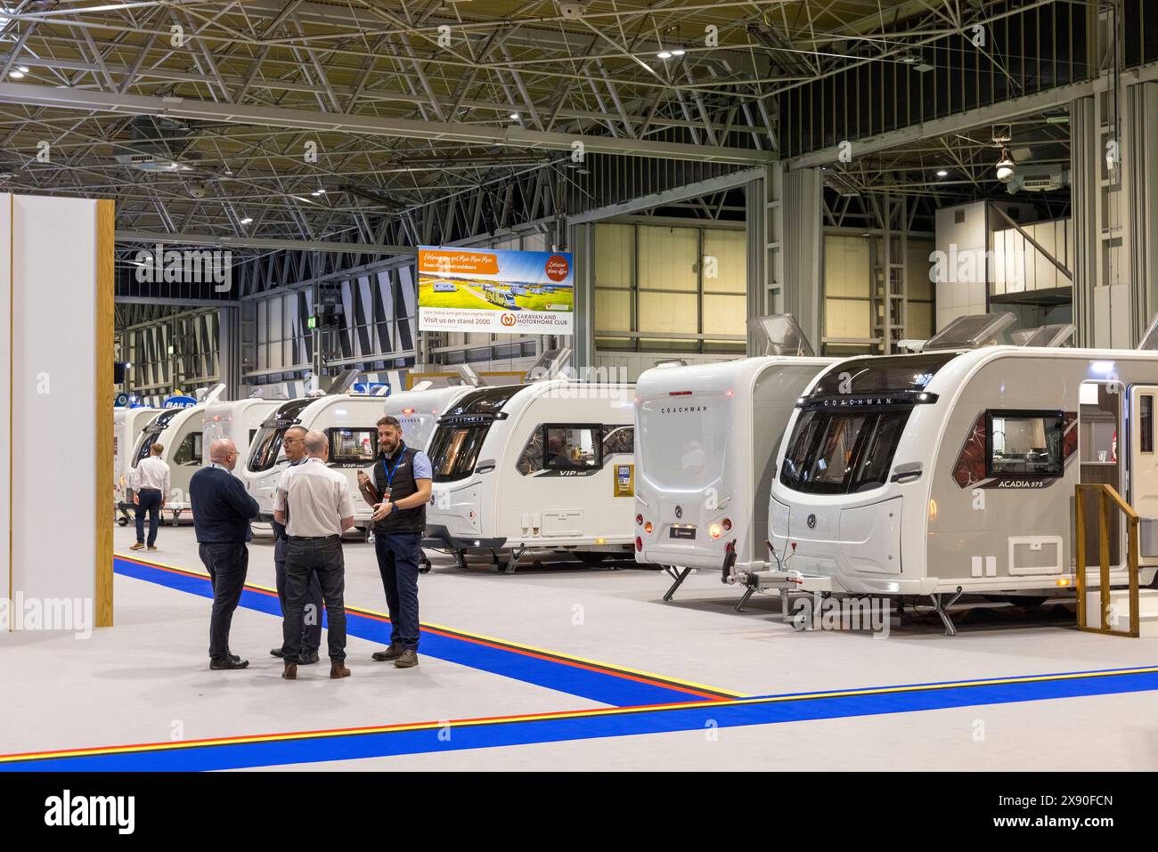 Camping and campervan motorhome show at the NEC, Birmingham, England ...
