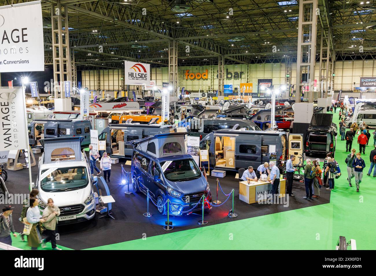 Camping and campervan motorhome show at the NEC, Birmingham, England ...