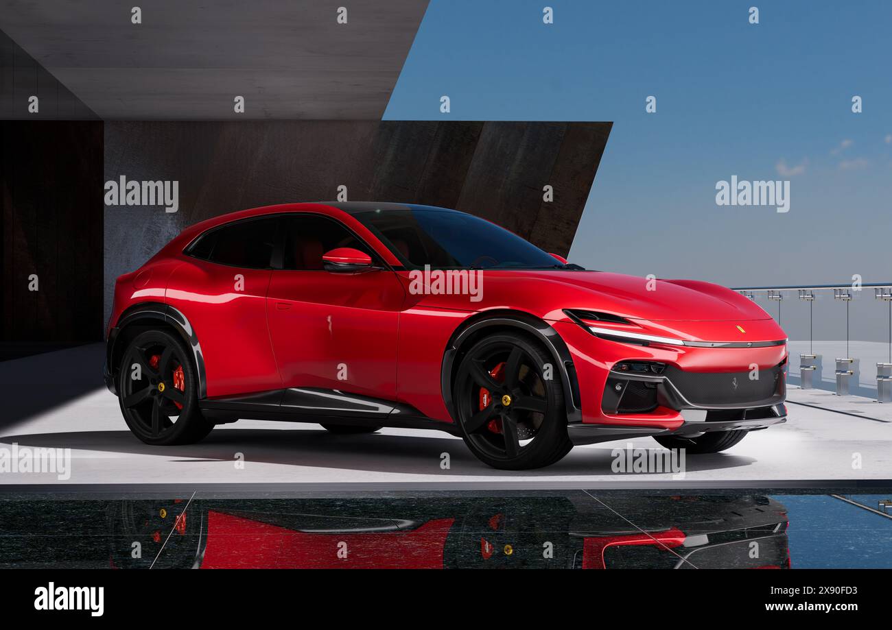 Ferrari Purosangue :Ferrari's first ever SUV Stock Photo - Alamy