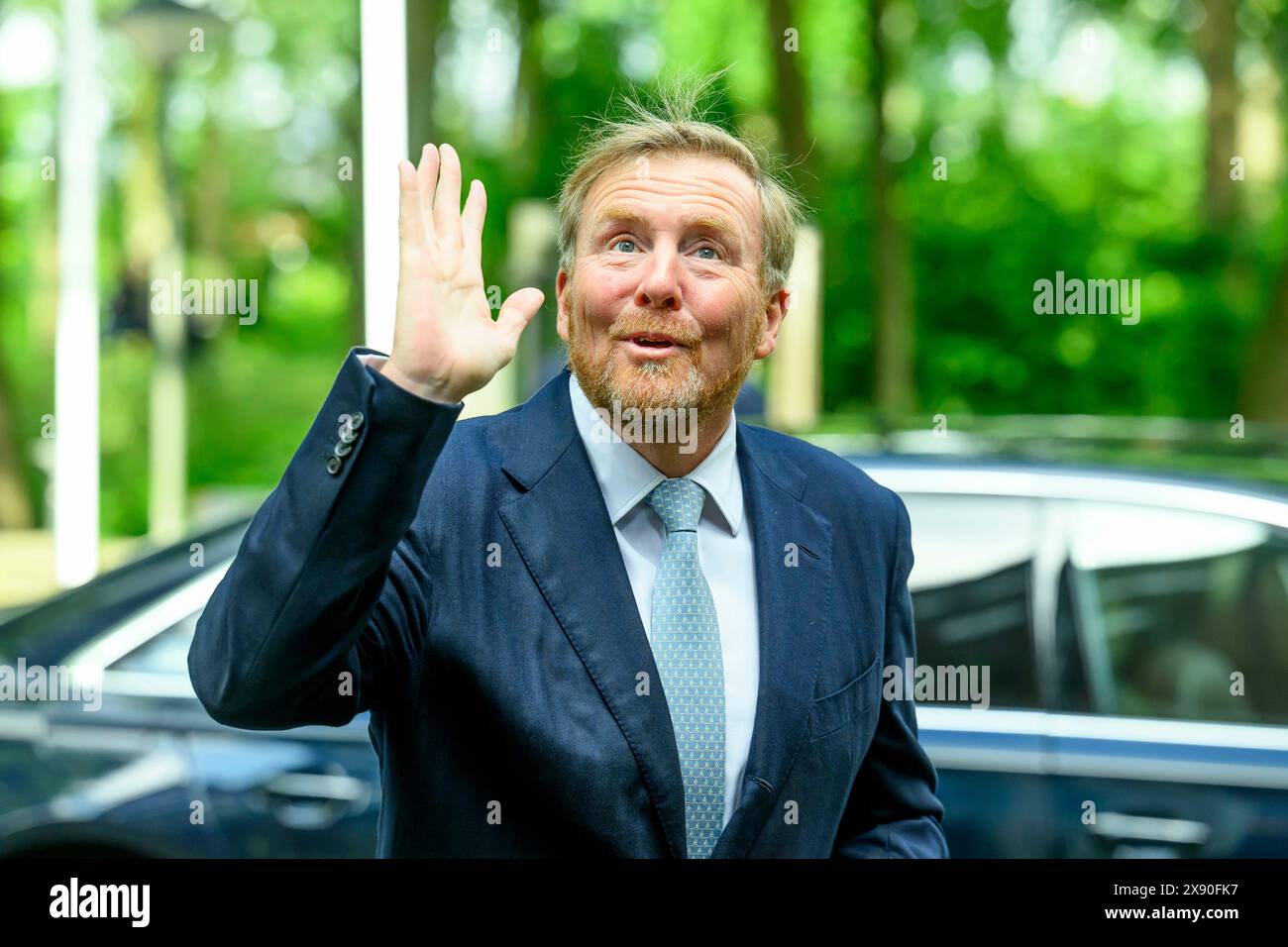 Wageningen 28-05-2024 King Willem-Alexander of The Netherlands opens ...