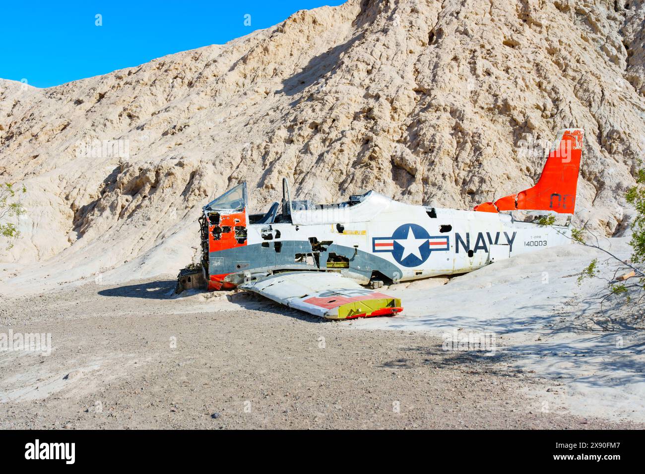 Nelson, Nevada - April 15, 2024: Crashed US Navy plane in Nelson Ghost ...