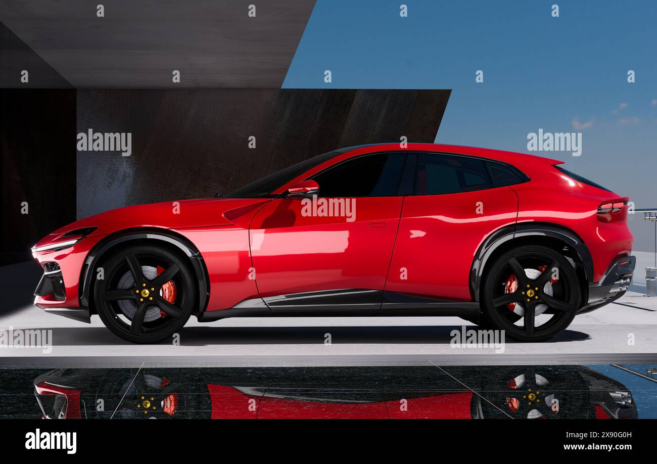 Ferrari Purosangue :Ferrari's first ever SUV Stock Photo - Alamy