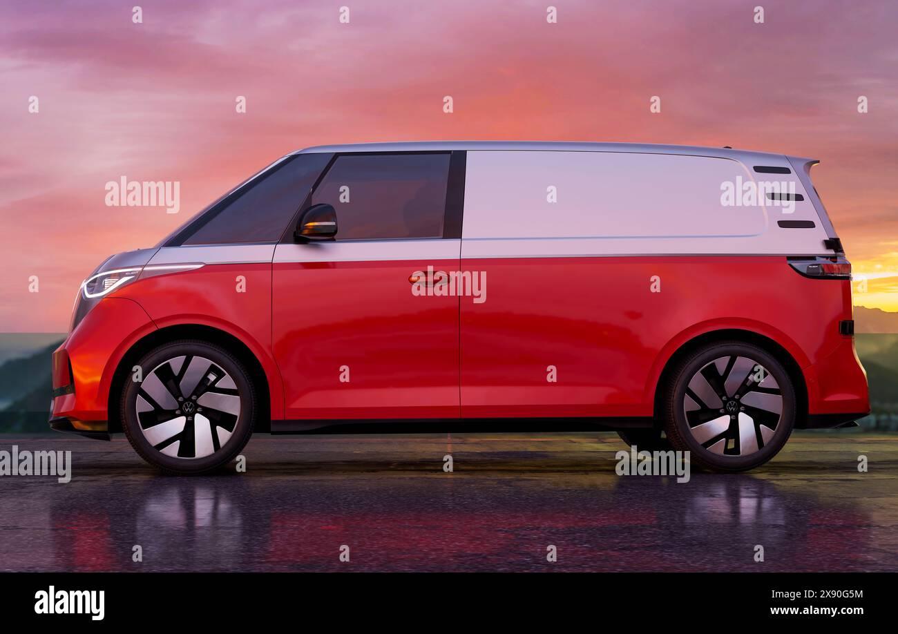 Volkswagen ID. Buzz GTX -The fastest “Bulli” in history Stock Photo - Alamy