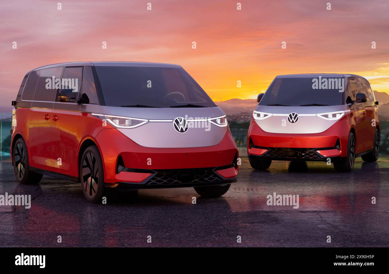 Volkswagen ID. Buzz GTX -The fastest “Bulli” in history Stock Photo - Alamy