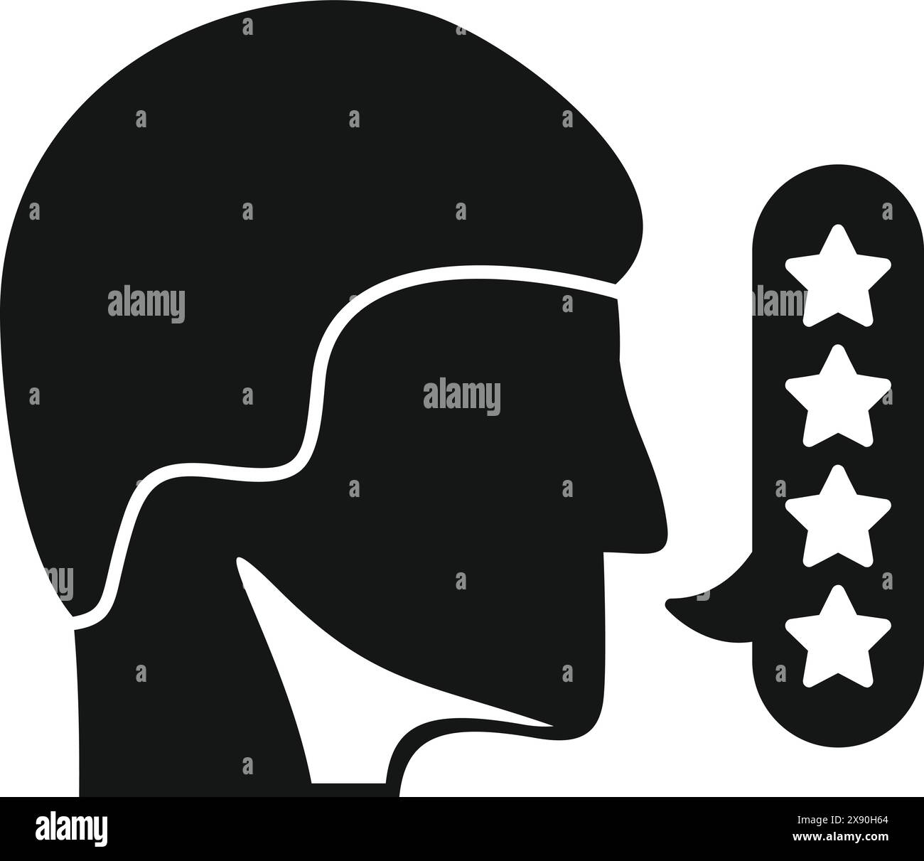 Five star customer satisfaction rating icon vector for quality assessment and user review with ...