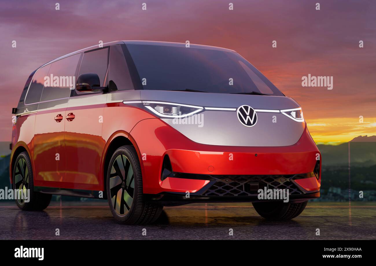 Volkswagen ID. Buzz GTX -The fastest “Bulli” in history Stock Photo - Alamy