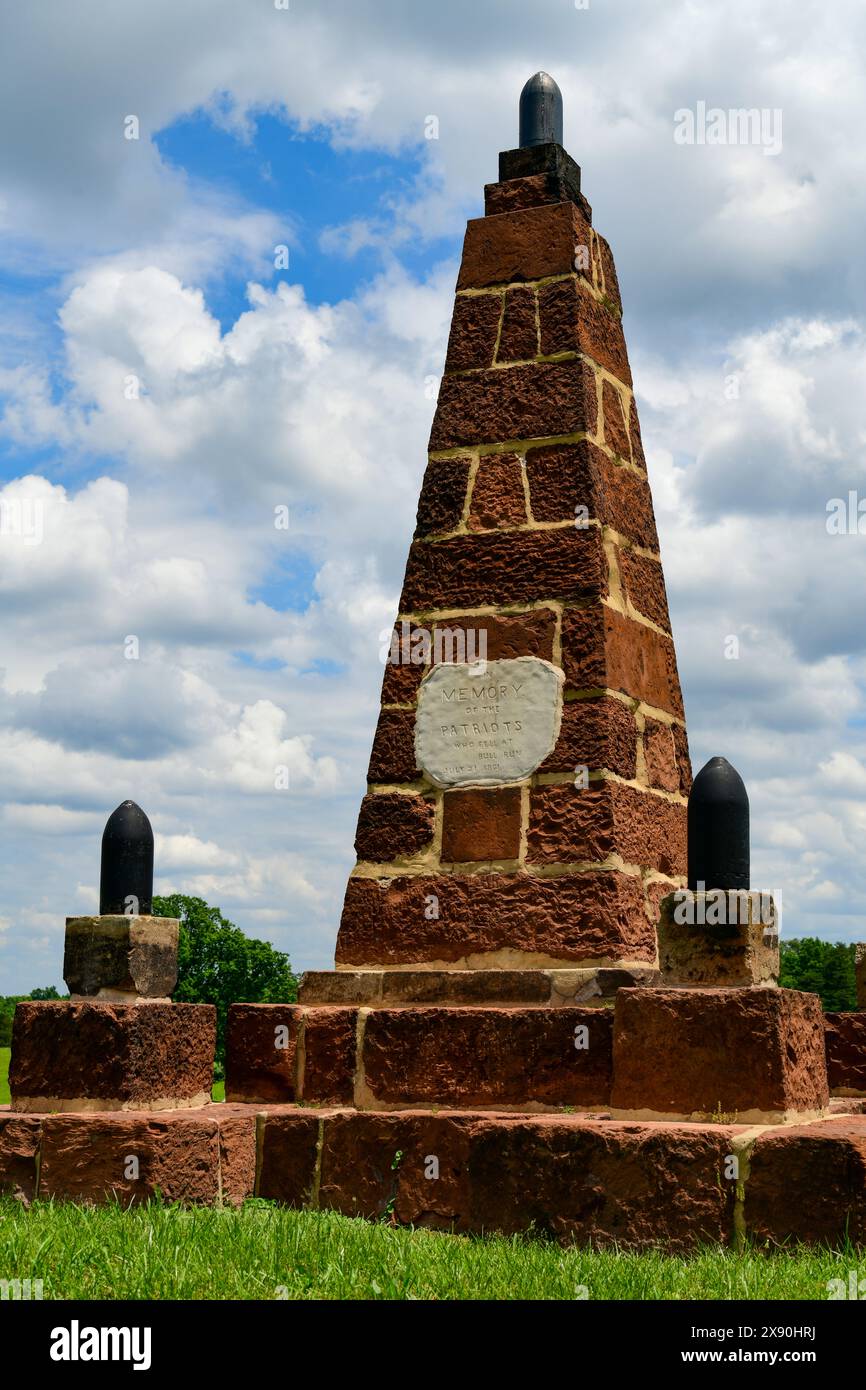 USA Virginia Manassas United States Civil War The battle of Bull Run ...