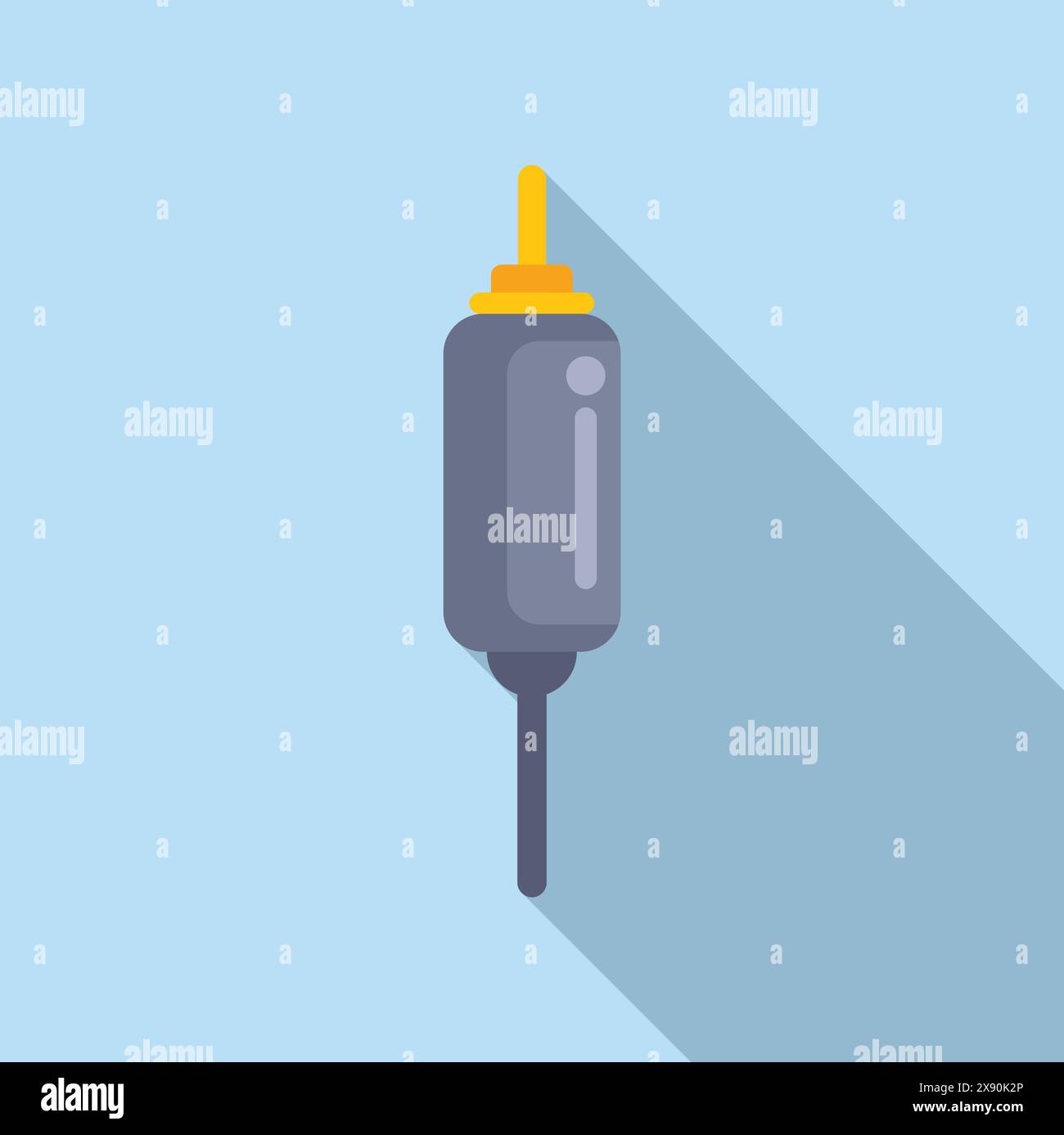 Vector illustration of a dropper, commonly used in medical settings ...