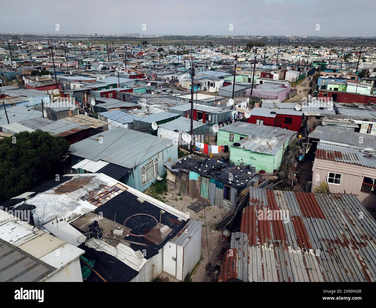 Settlement south africa aerial view hi-res stock photography and images ...