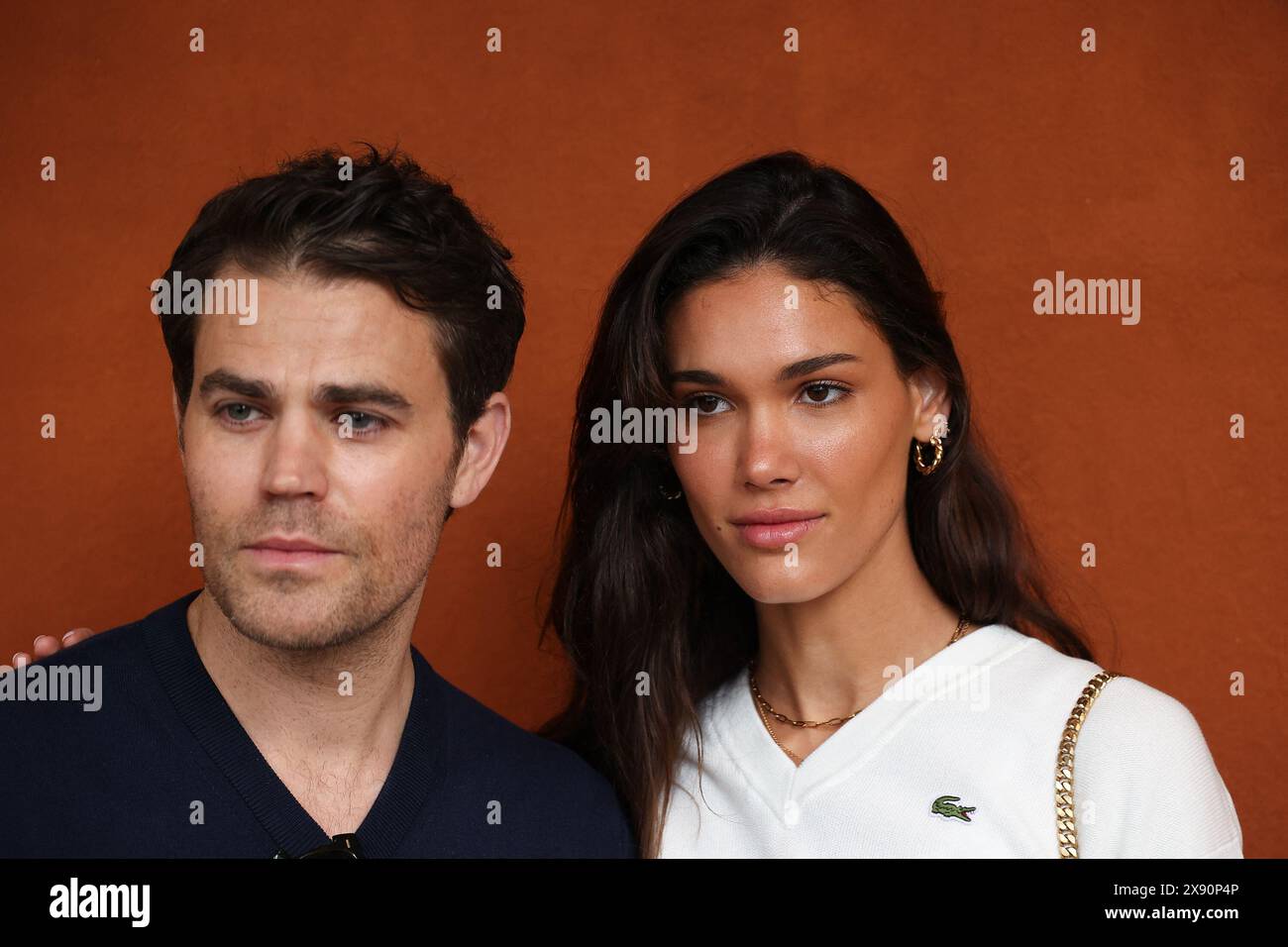 Paris, France. 28th May, 2024. Paul Wesley and Girlfriend Natalie ...