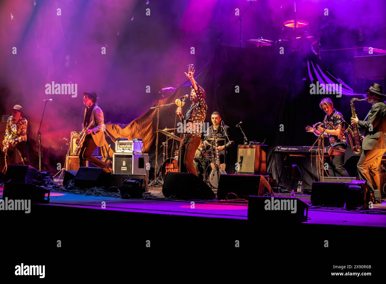 Milan Italy. 27th May 2024. The English band THE JIM JONES ALL STARS ...