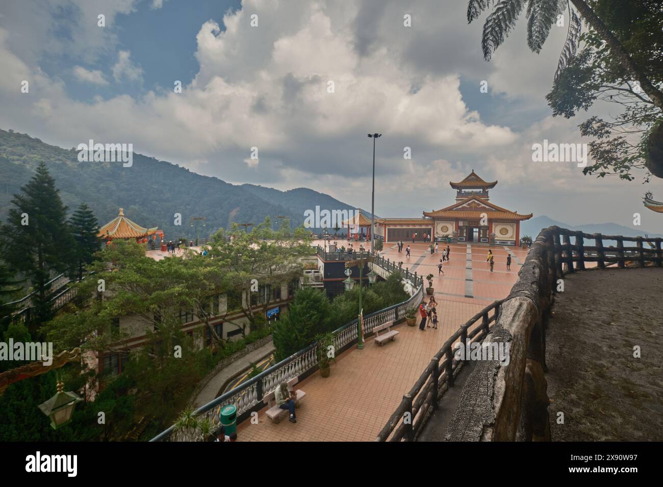 The Chin Swee Caves Temple in Genting Highlands, Pahang, Malaysia is a ...