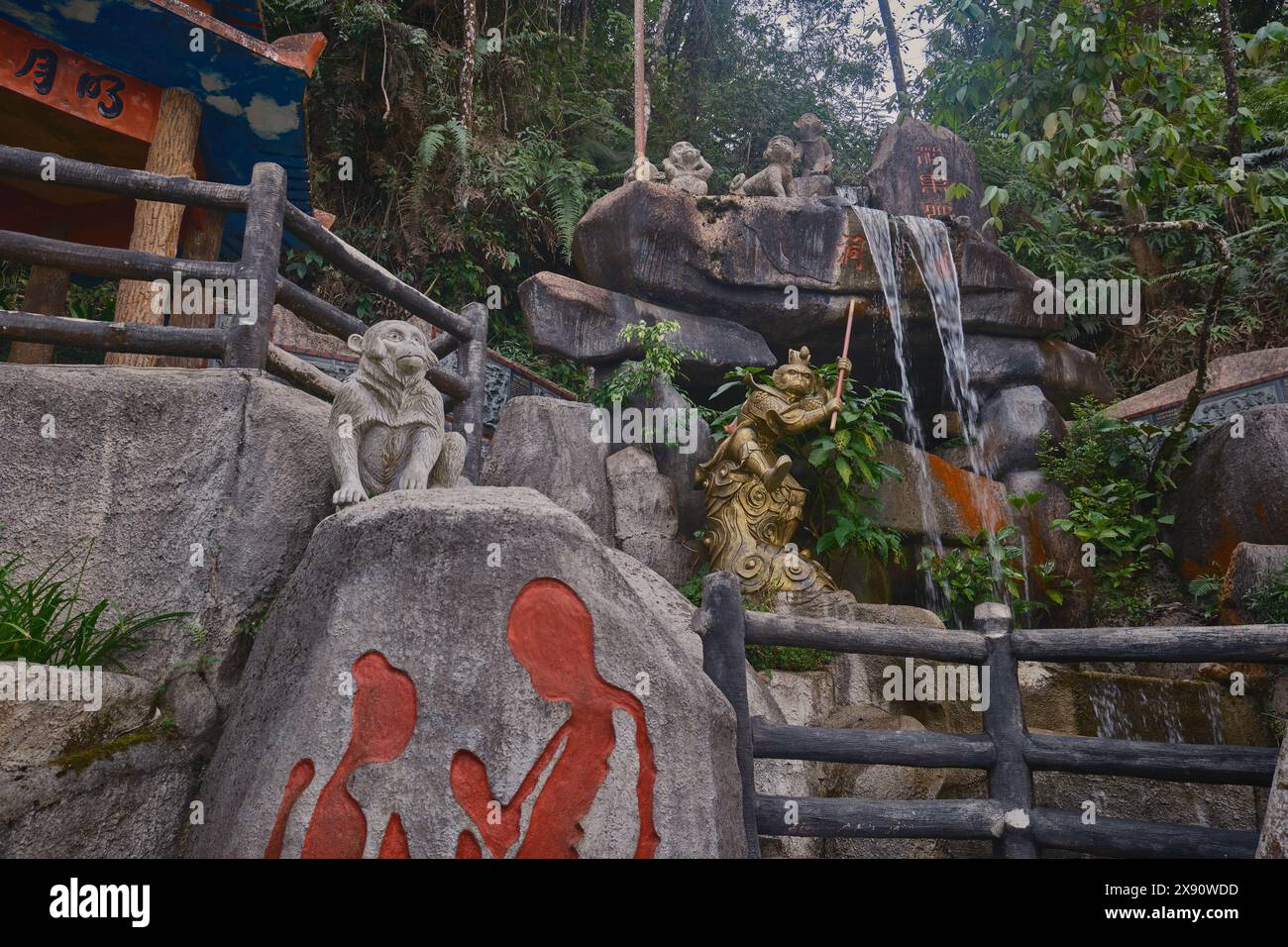 The Chin Swee Caves Temple in Genting Highlands, Pahang, Malaysia is a ...