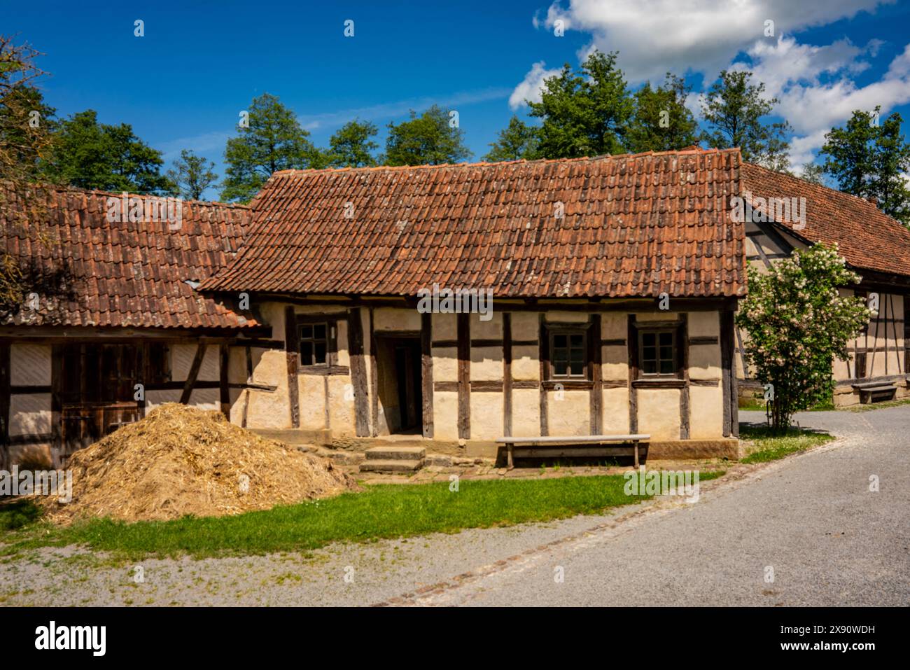Fladungen, Open Air Museum, old buildings, old city, old, village ...