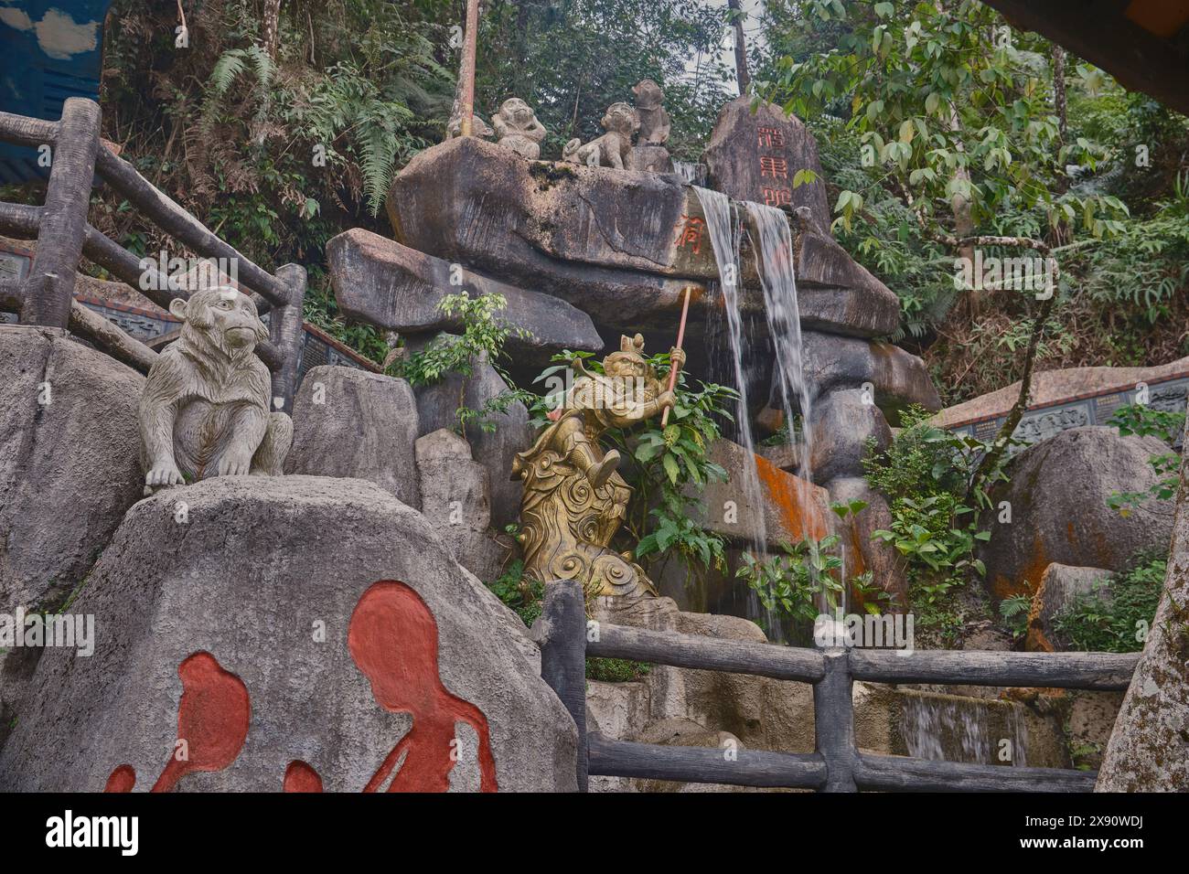 The Chin Swee Caves Temple in Genting Highlands, Pahang, Malaysia is a ...