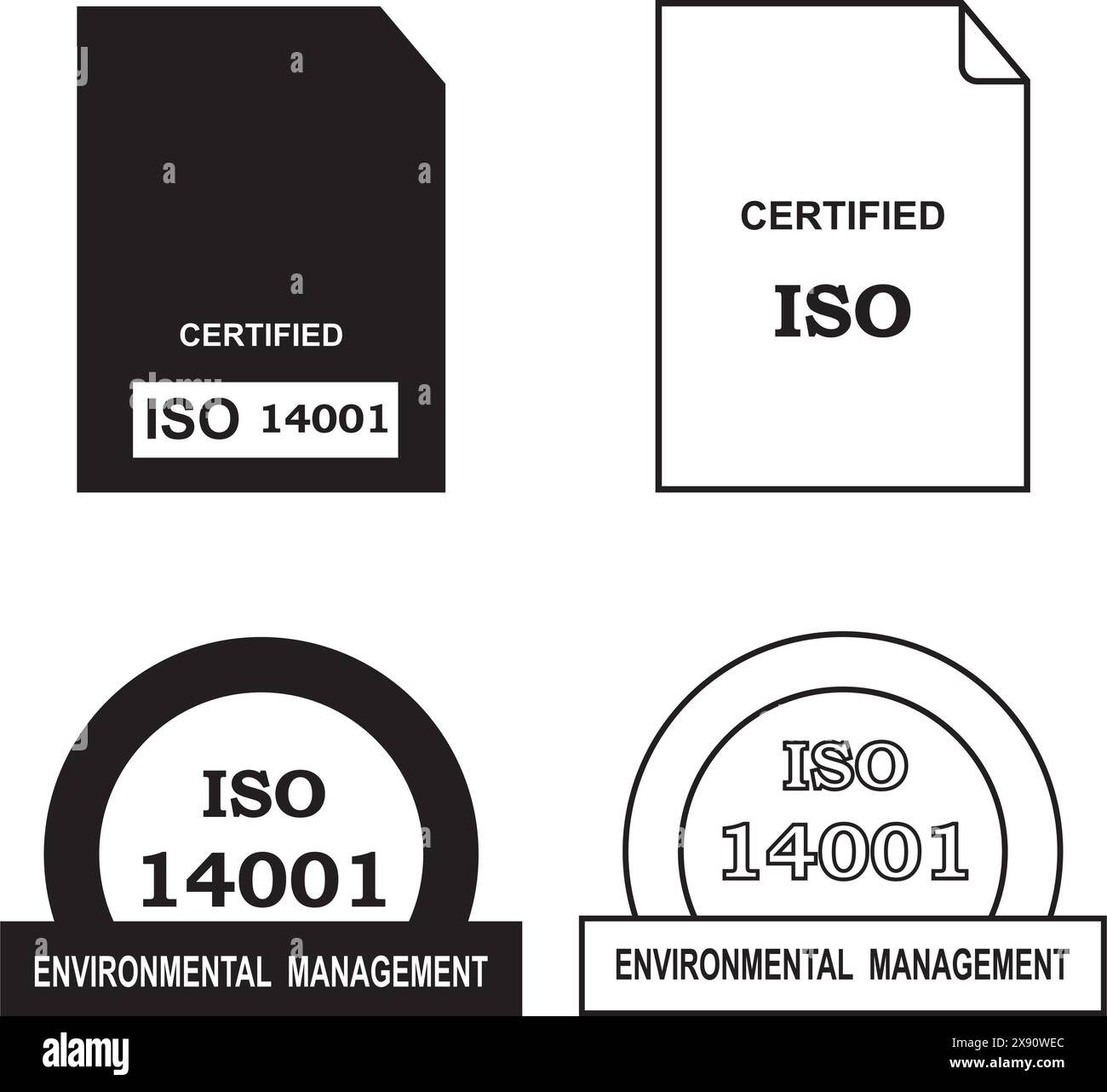 ISO logo design vector illustration Stock Vector Image & Art - Alamy