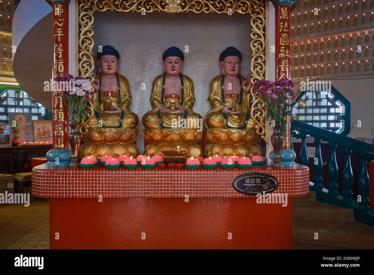 The Chin Swee Caves Temple in Genting Highlands, Pahang, Malaysia is a ...