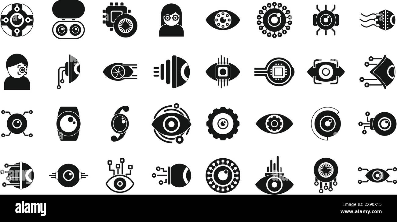 Intraocular lens implants Stock Vector Images - Alamy