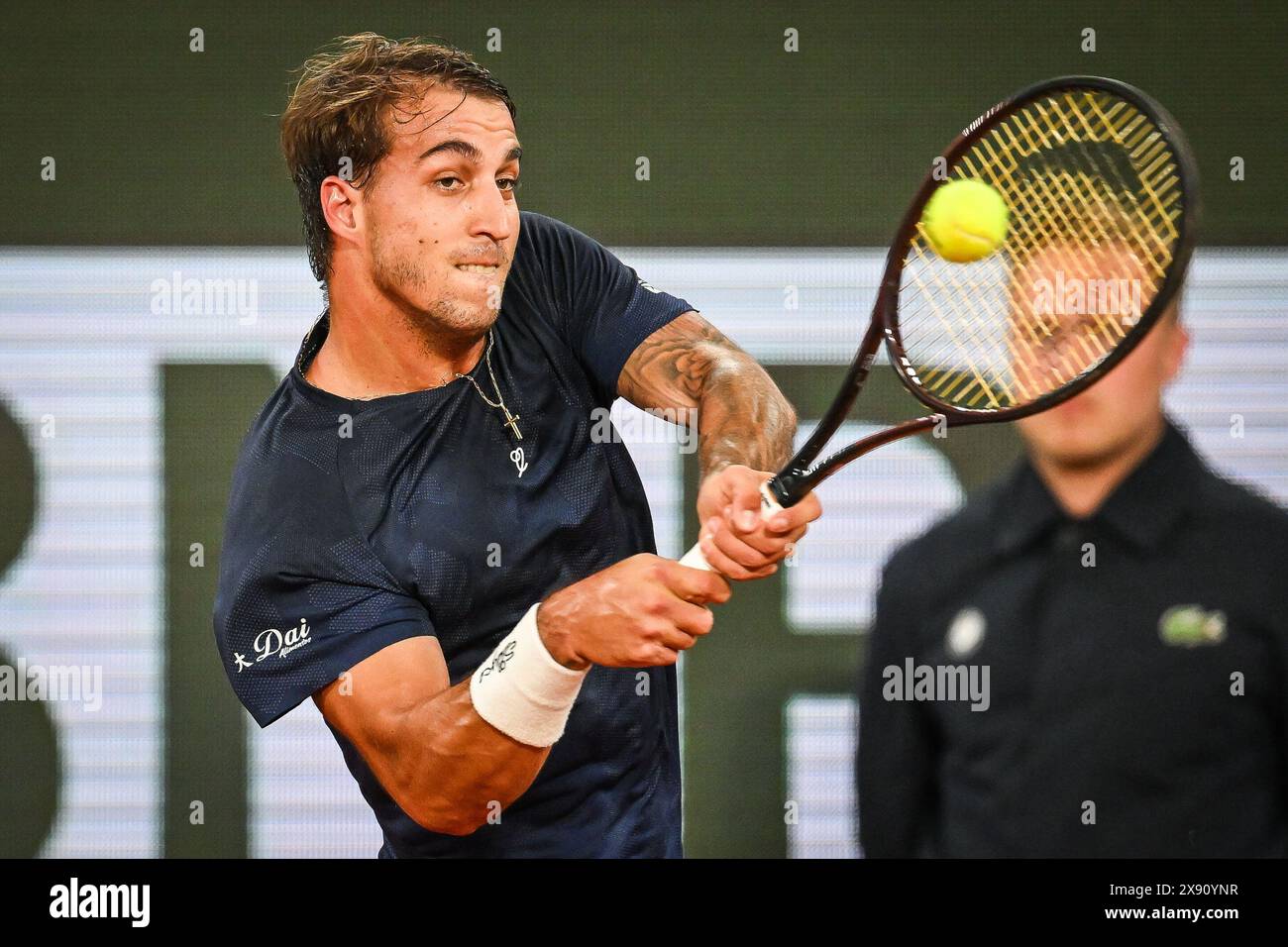 Felipe MELIGENI ALVES of Brazil during the third day of Roland-Garros ...