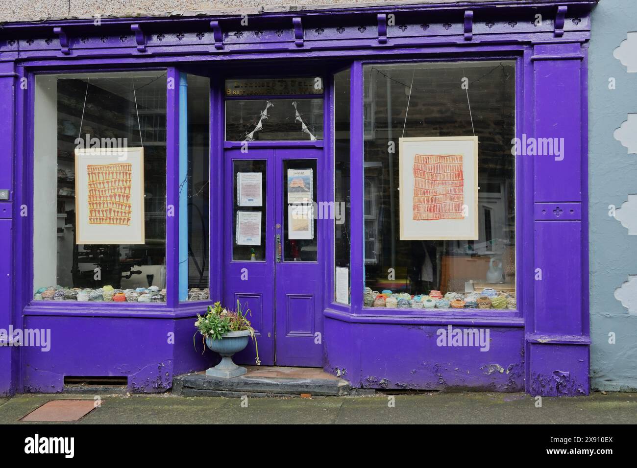 Old village shop in Corris, Gwynedd, which is now for artists in ...