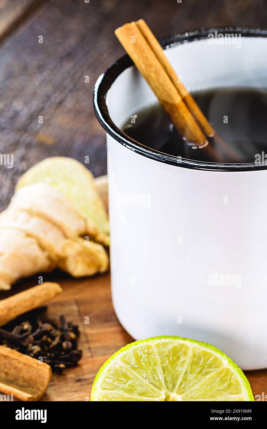 typical drink of the Brazilian winter, called quentão and mulled wine ...