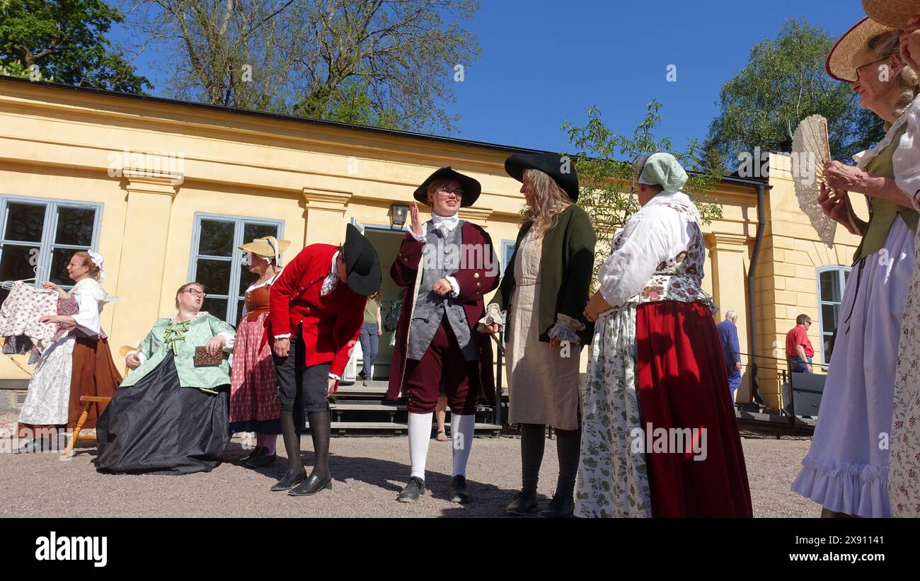 Uppsala, Sweden, May 18, 2024. A day at the Linnaeus Garden Party ...