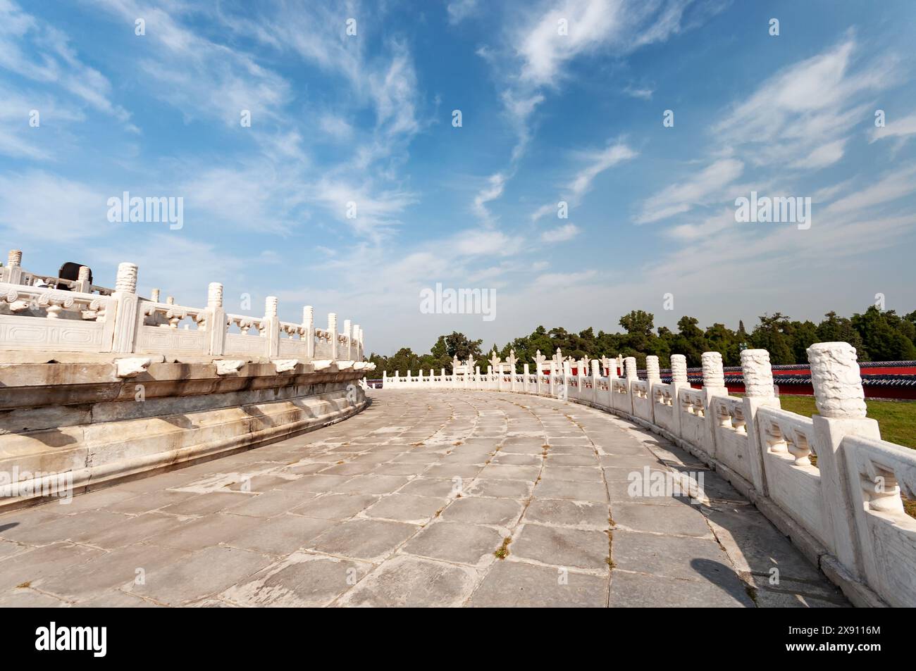 The Yuanqiu circular altar at the Temple of Heaven, Beijing China Stock ...