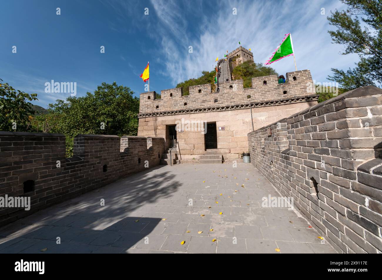 Entrance of Great wall of China in Badaling Stock Photo - Alamy