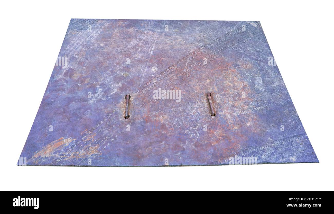 Thick old rusted metal Cut Out Stock Images & Pictures - Alamy