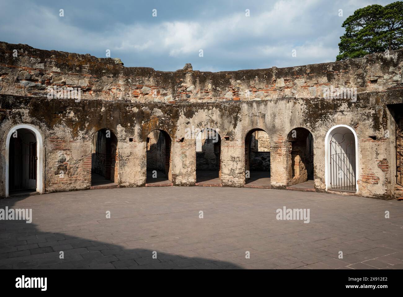 Tower-like structure consisting of of 18 nuns' cells built around a ...