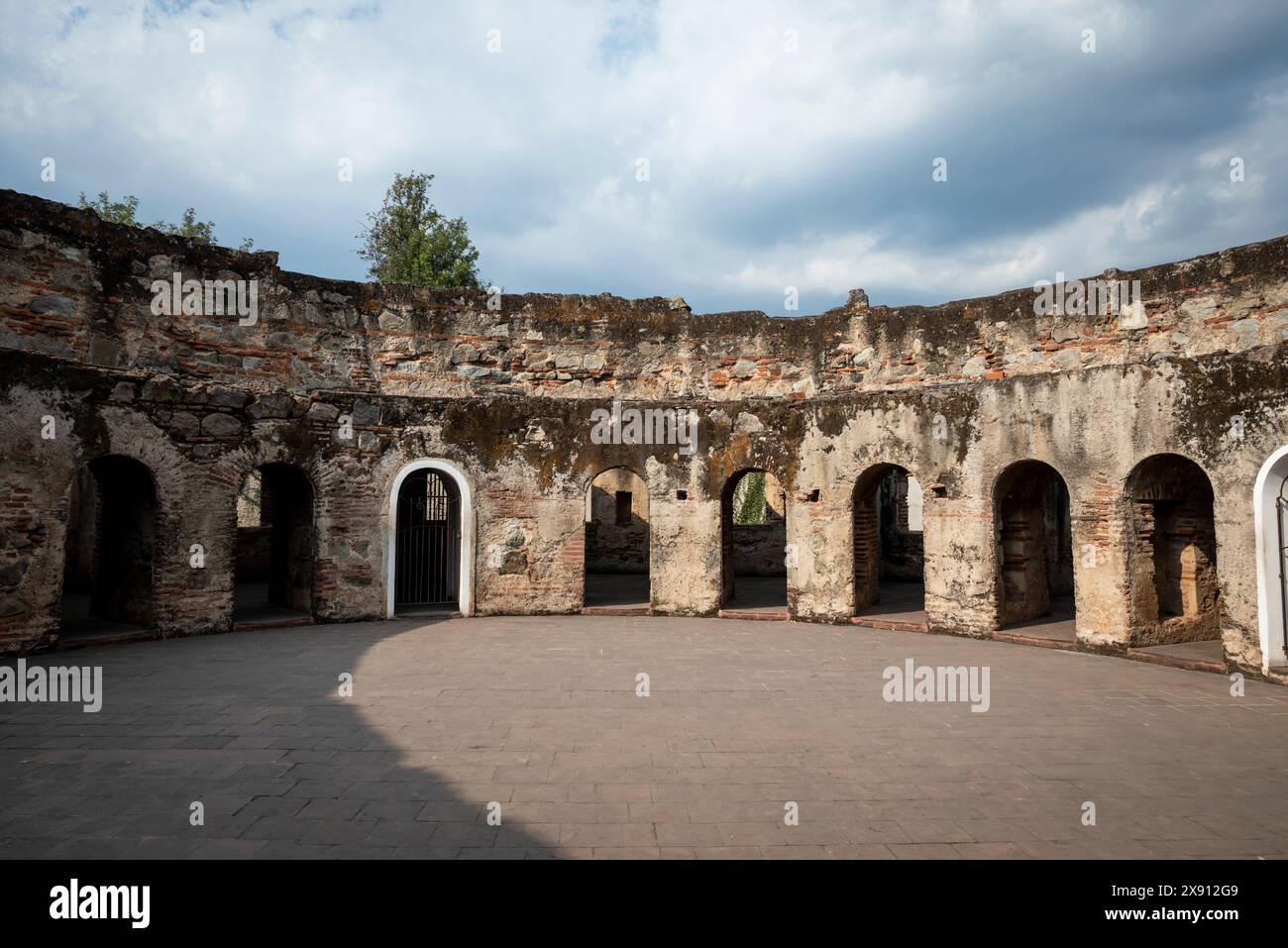 Tower-like structure consisting of of 18 nuns' cells built around a ...