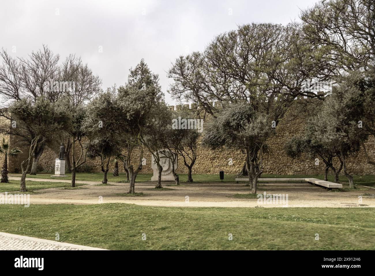 View of the Castle of the Governors in Lagos, Portugal, showcasing its ...
