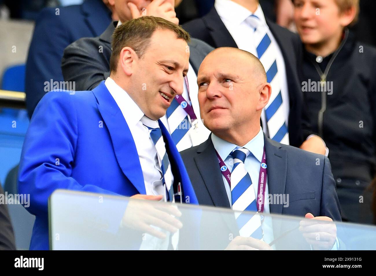 Owner of Brighton and Hove Albion Tony Bloom and Chief Executive of ...