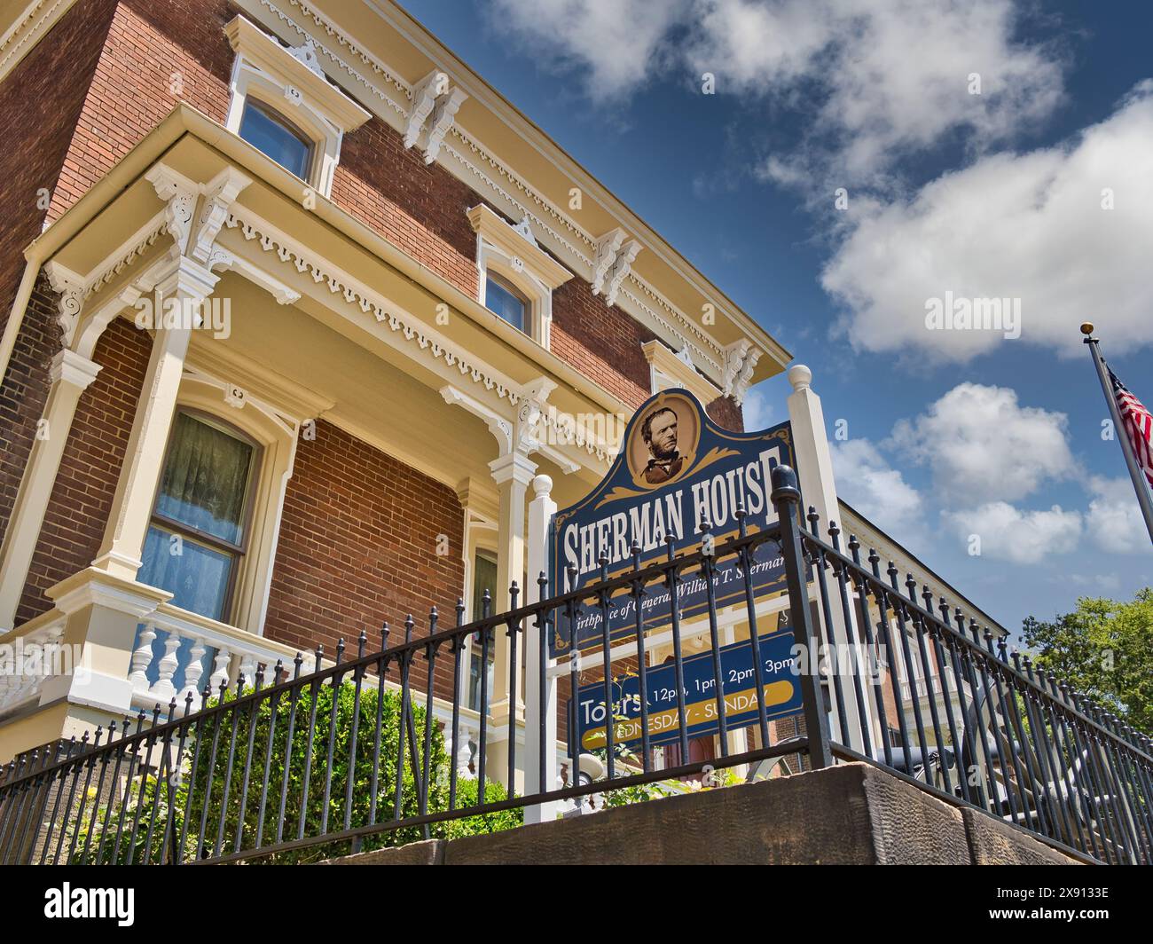 The John Sherman Birthplace also known as the Sherman House Museum ...