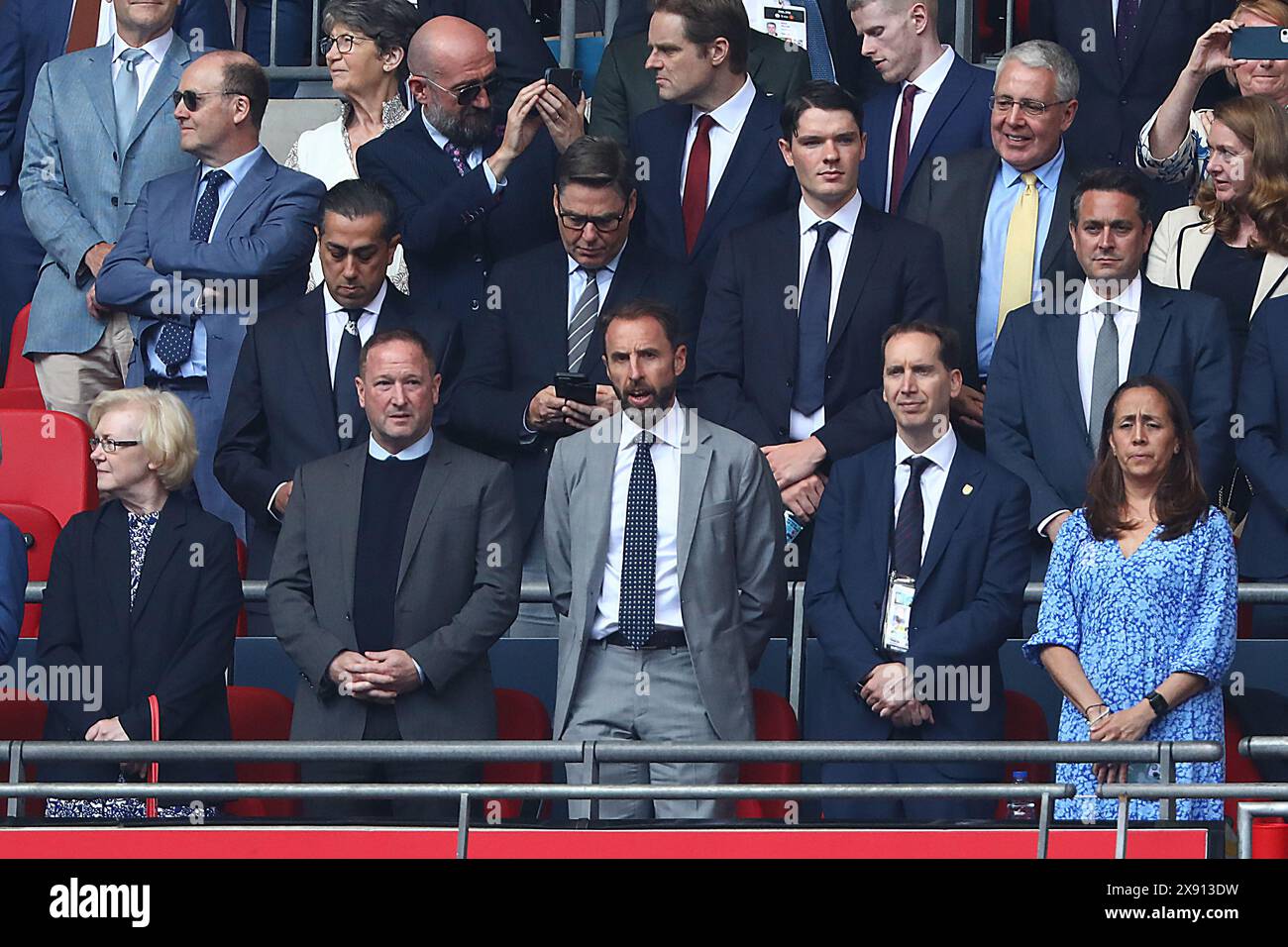 England Manager, Gareth Southgate and Assistant, Steve Holland ...