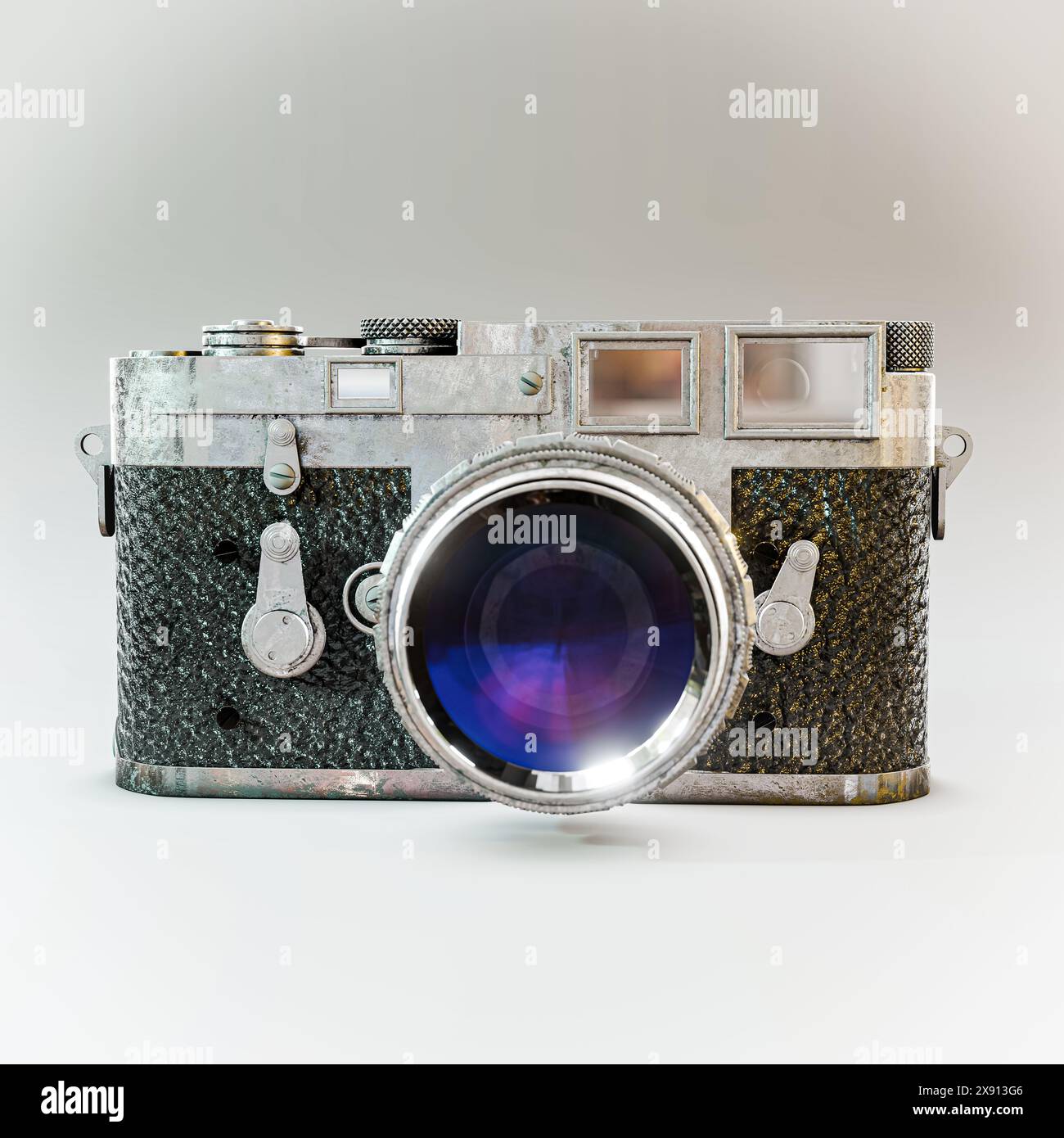 old fashion camera isolated on white background 3d illustration Stock ...