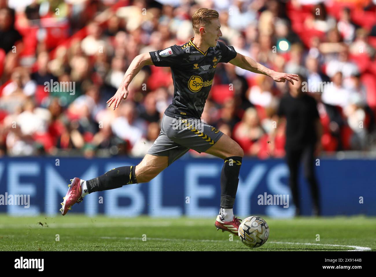 Flynn Downes of Southampton - Leeds United v Southampton, Sky Bet ...