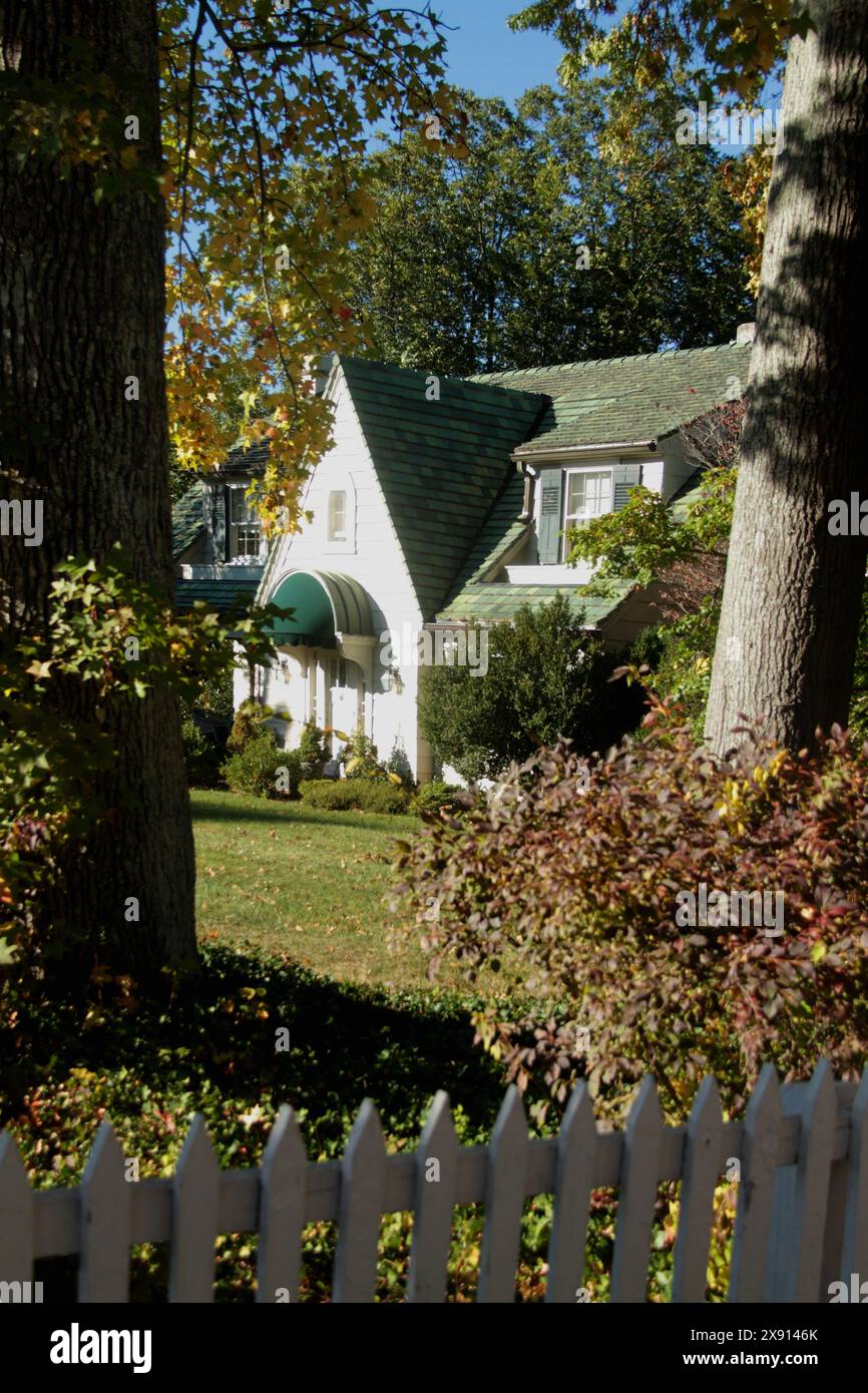 Charming Tudor house in Lynchburg, Virginia, USA Stock Photo - Alamy