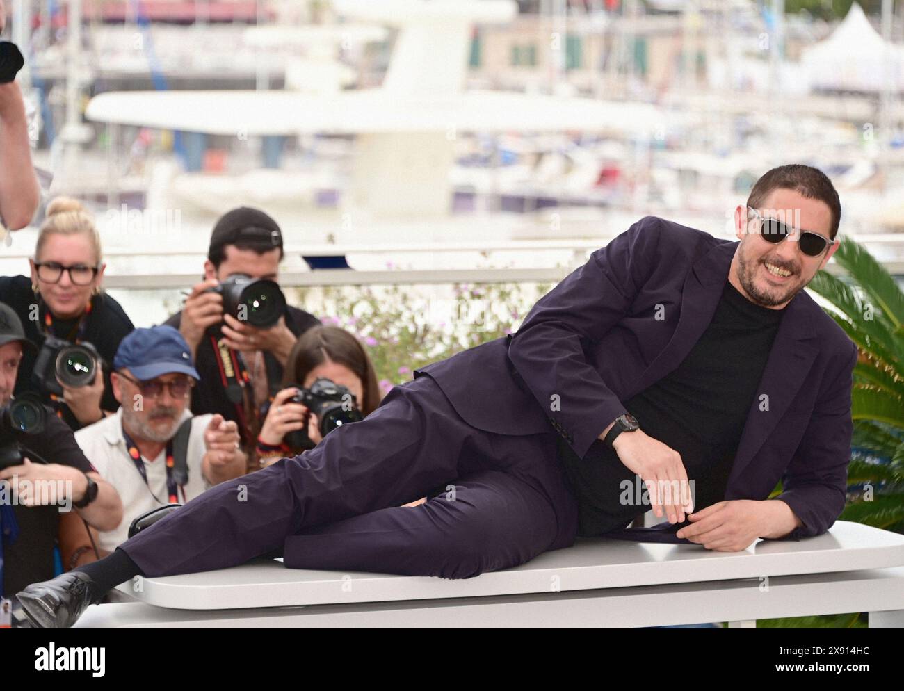 Damien Bonnard Photocall of the film "Niki" 77th Cannes Film Festival May 24, 2024 credit:Jacky ...