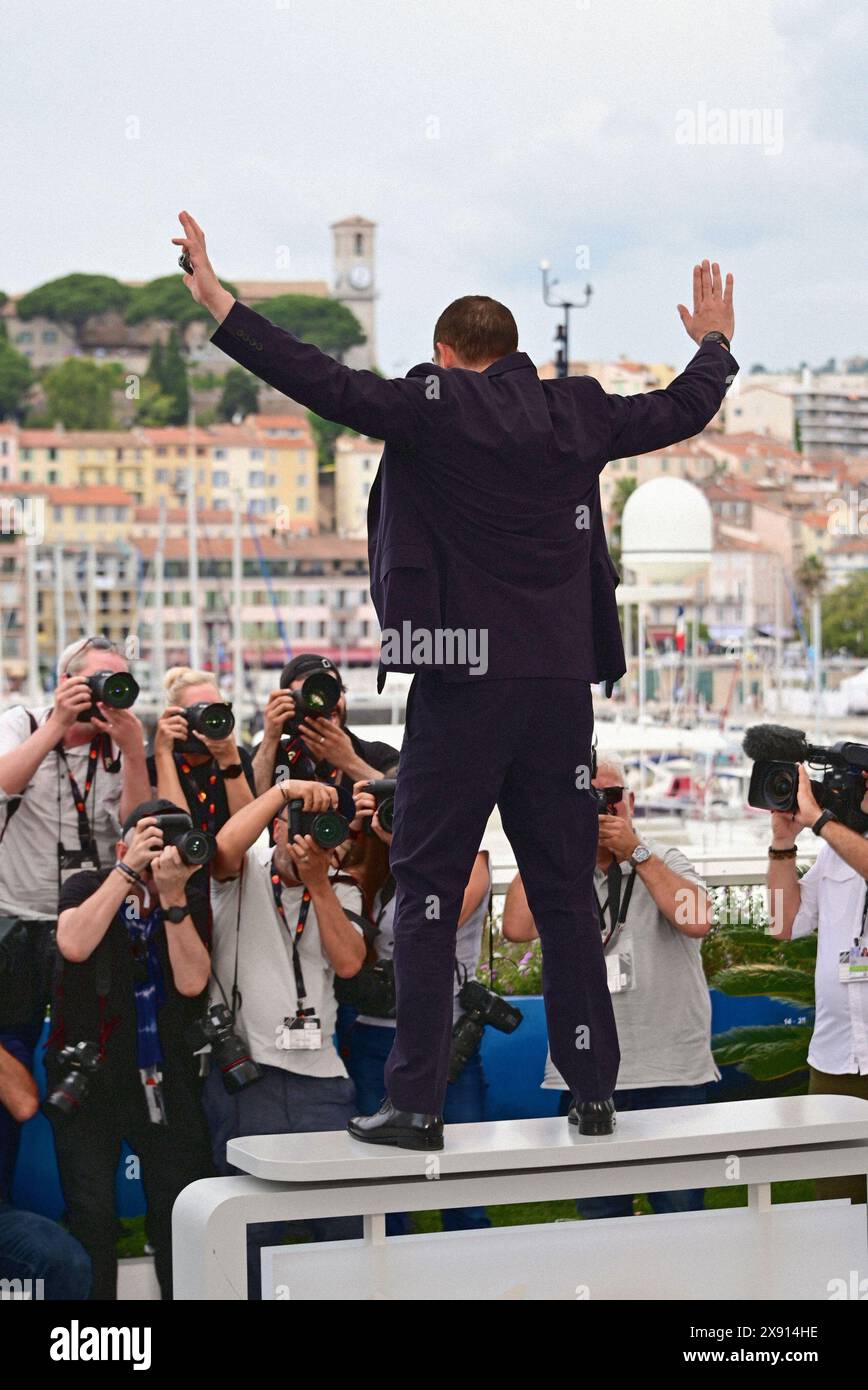Damien Bonnard Photocall of the film "Niki" 77th Cannes Film Festival ...
