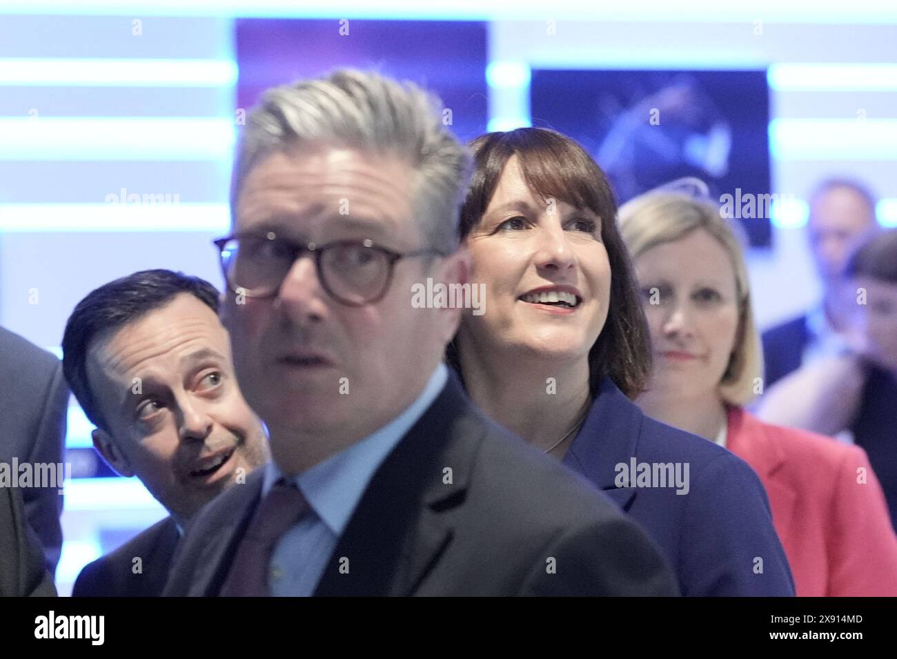 Labour Party leader Sir Keir Starmer and shadow chancellor Rachel ...