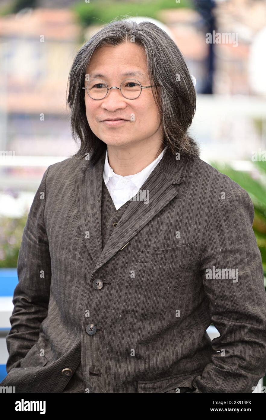 Peter Ho-Sun Chan Photocall of the film "She's Got No Name" 77th Cannes Film Festival May 25 ...