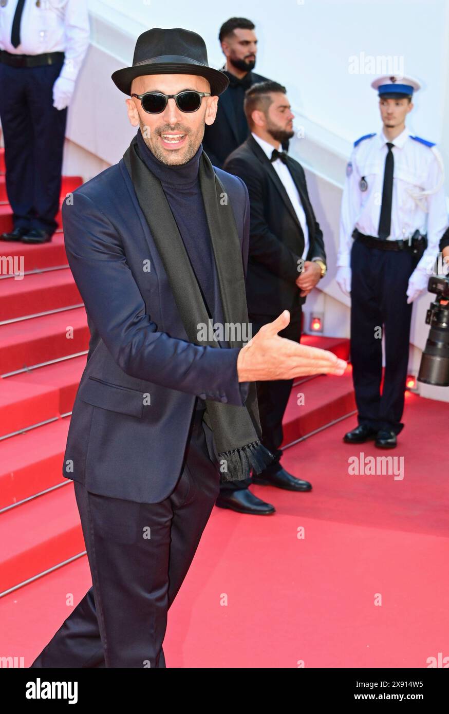 French artist JR Closing ceremony 77th Cannes Film Festival May 25 ...