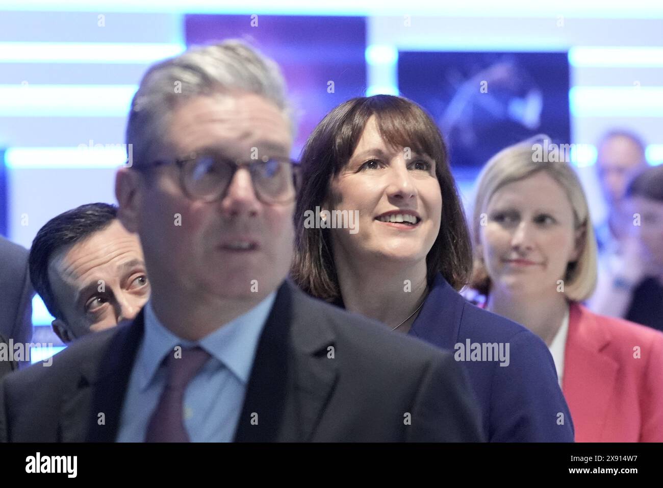 Labour Party leader Sir Keir Starmer and shadow chancellor Rachel ...
