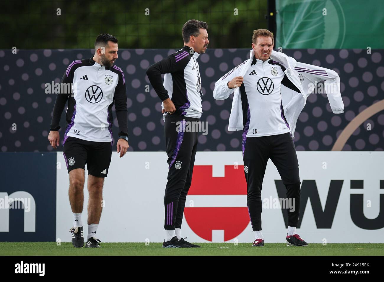 28 May 2024, Thuringia, Blankenhain: Soccer: National team, preparation for the home European ...