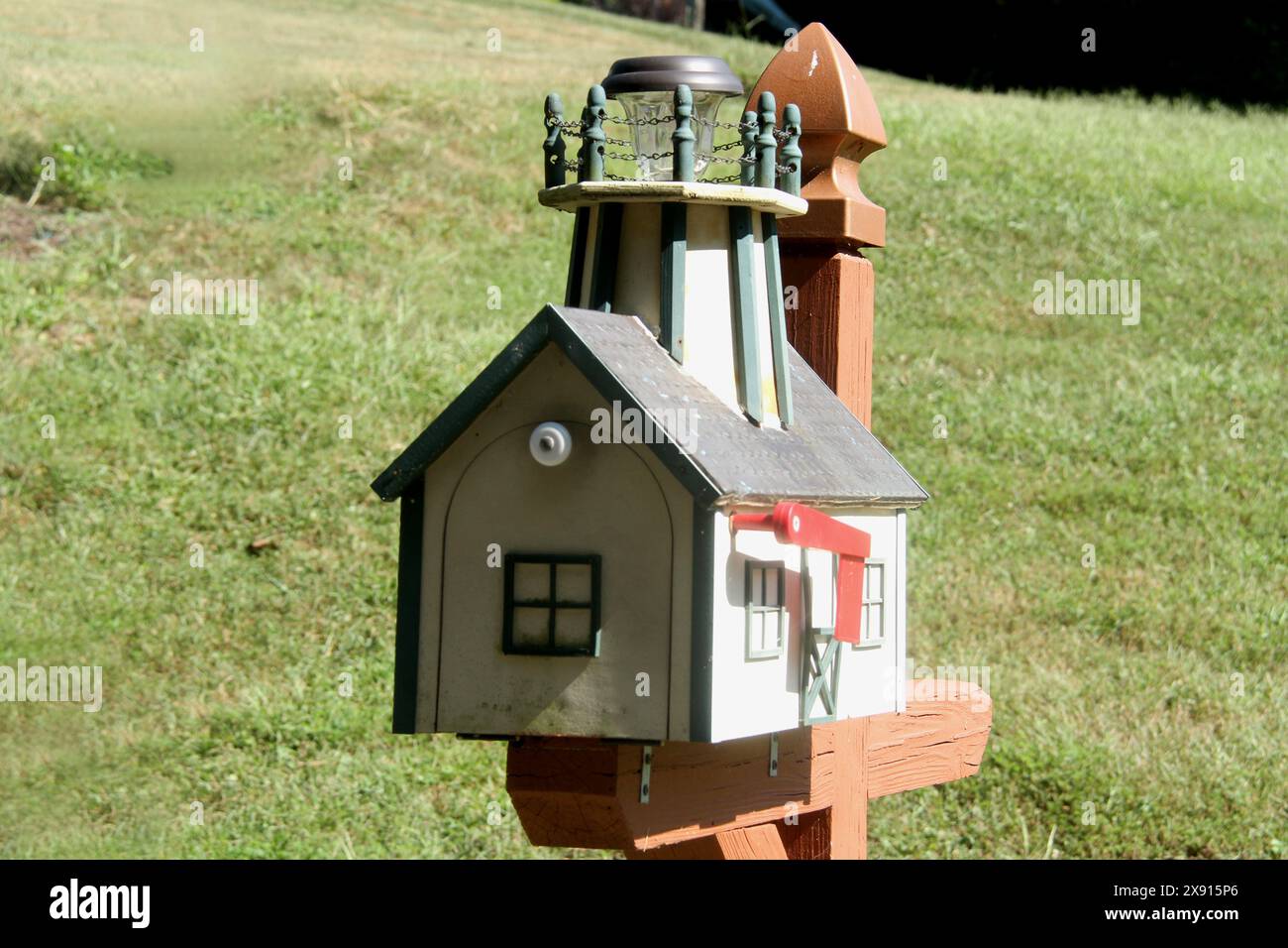 Original looking mailbox in the U.S.A Stock Photo - Alamy
