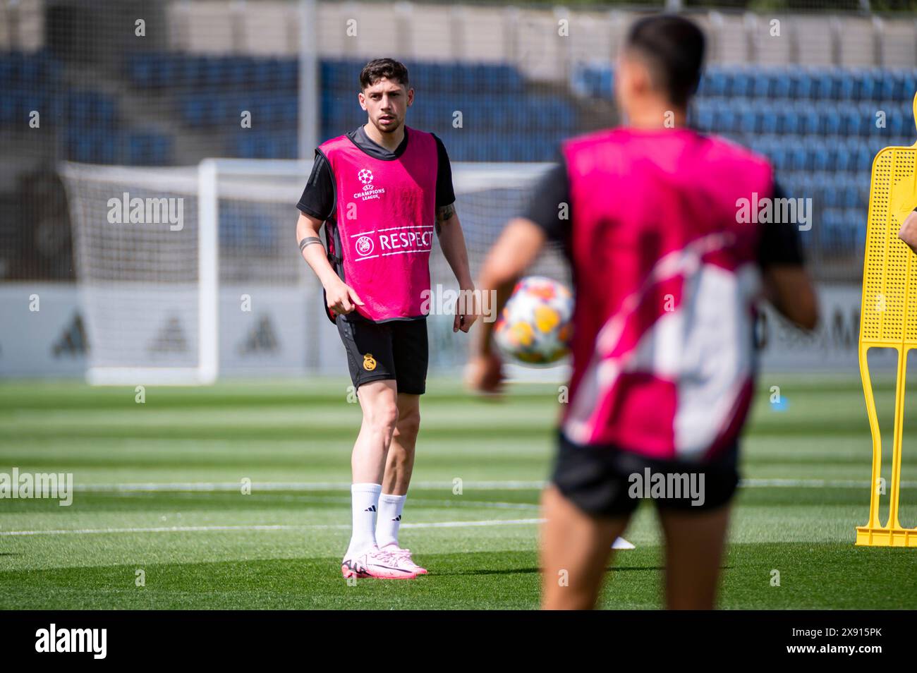 Valdebebas, Madrid, Spain. 27th May, 2024. Federico Valverde of Real ...