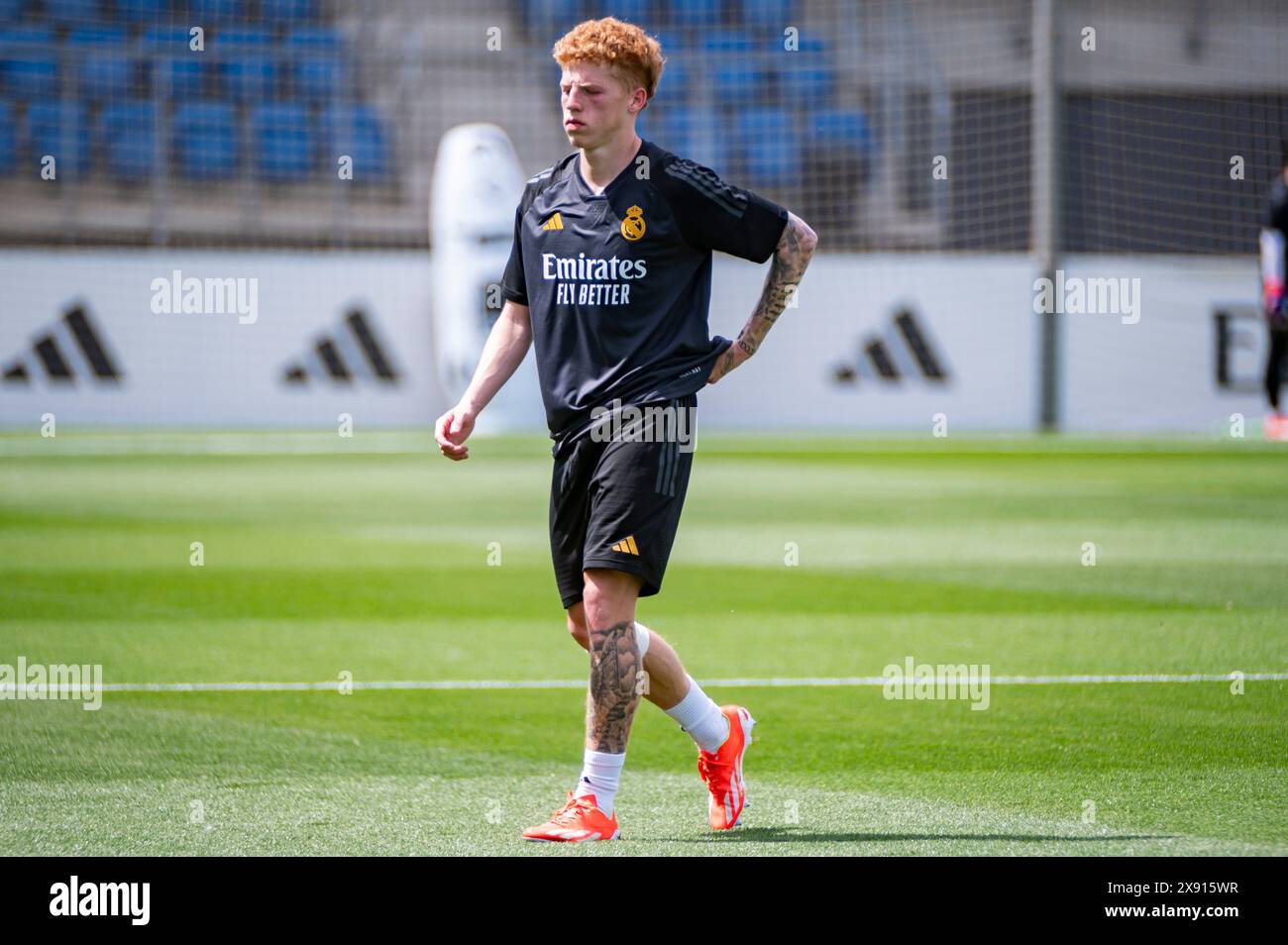 Valdebebas, Madrid, Spain. 27th May, 2024. Jeremy De Leon of Real ...