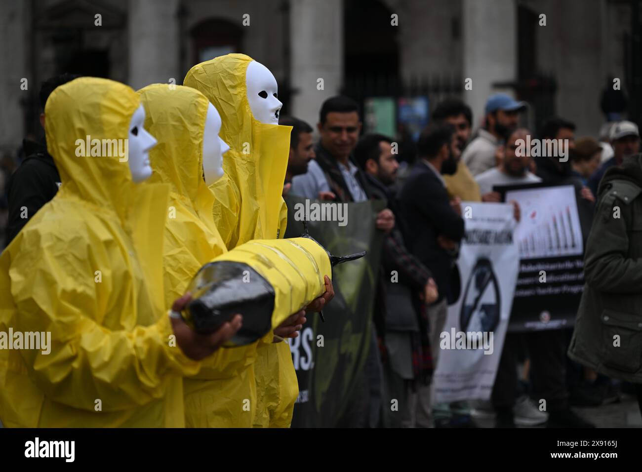 London, England, UK. 28th May, 2024. 25 years after five nuclear bombs ...